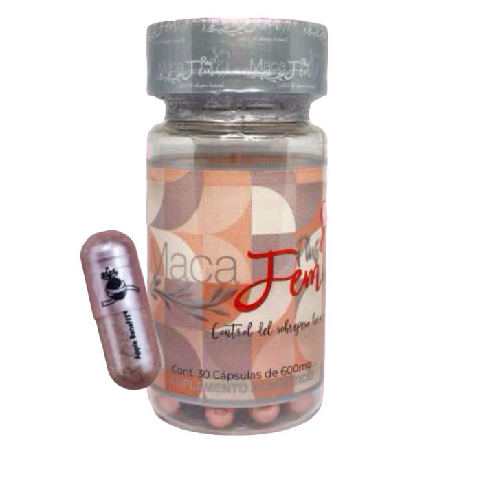 MacaFem Plus 30 Cápsulas – Salud y Belleza con Doris Mar